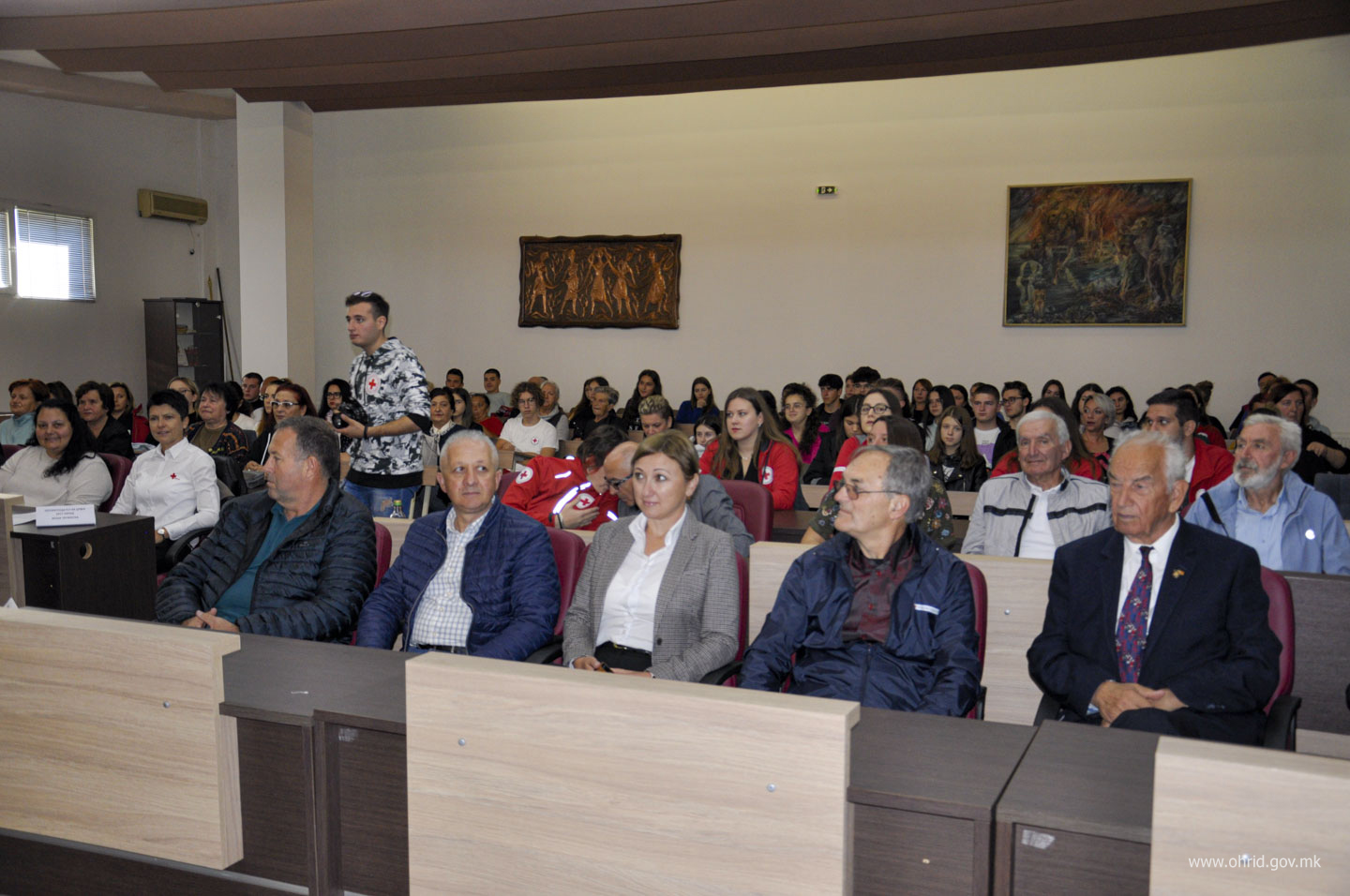 Општинската организација на Црвен крст Охрид е добитник на највисокото признание за 2022 година