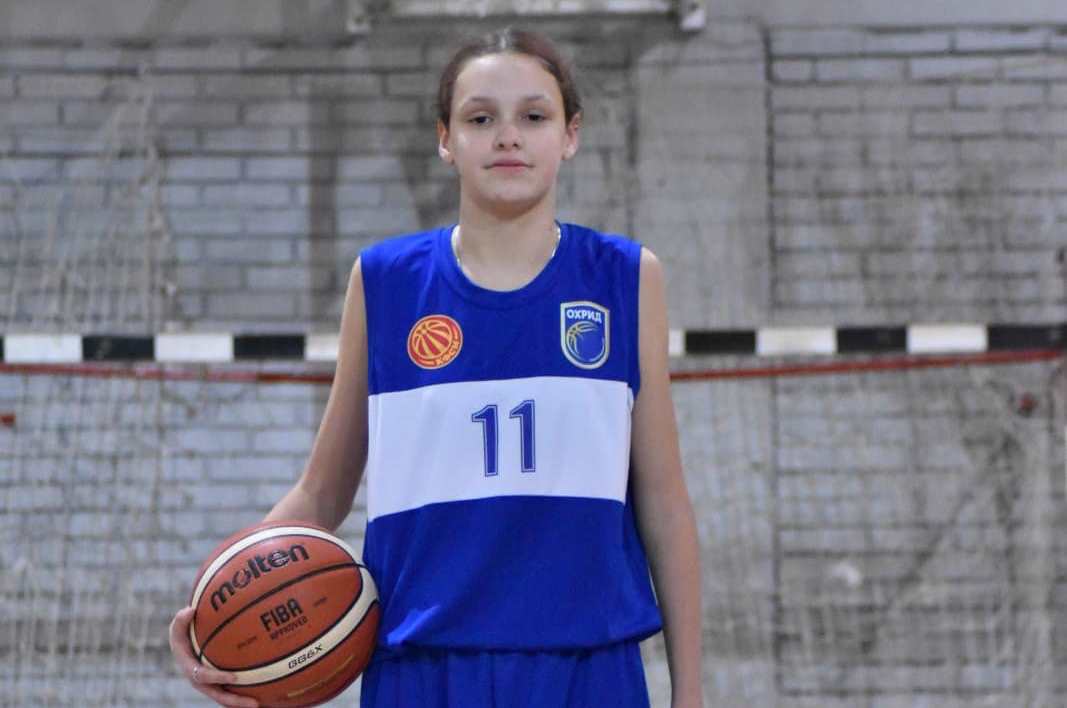 Охридската кошаркарка Сара Ѓорѓиеска дел од женската јуниорска ...