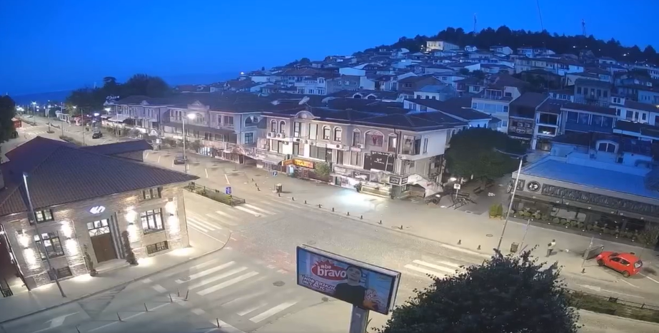 Видео од моментот кога земјотресот утрово го затресе Охрид – Ohrid1